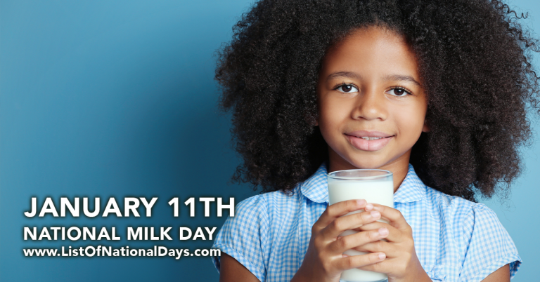 NATIONAL MILK DAY - List Of National Days