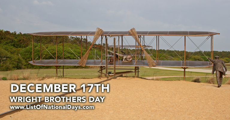 WRIGHT BROTHERS DAY - List Of National Days