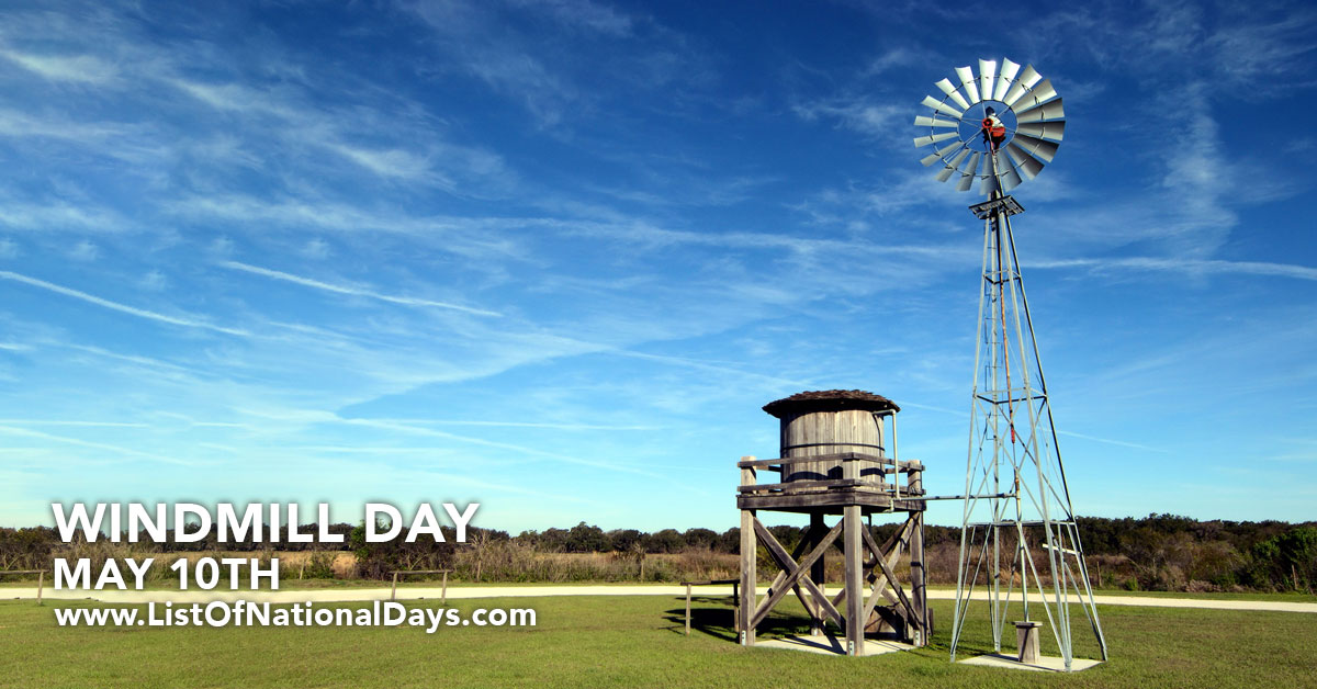 0510-WINDMILL-DAY - List Of National Days