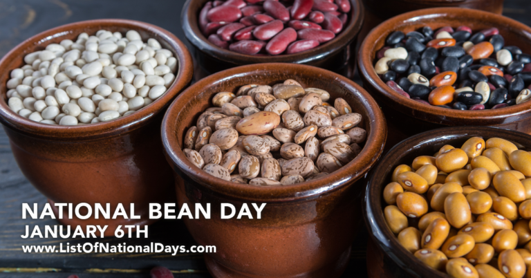 NATIONAL BEAN DAY - List Of National Days