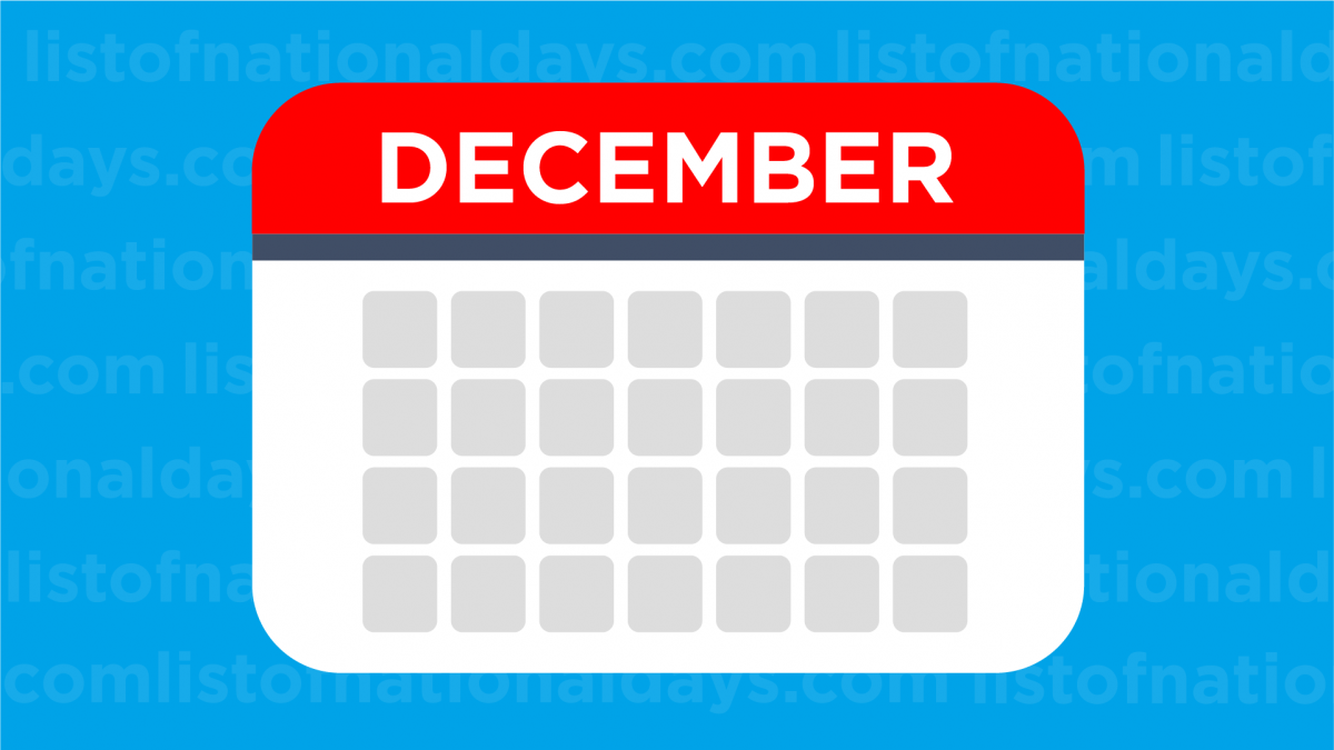 December National Days - List Of National Days