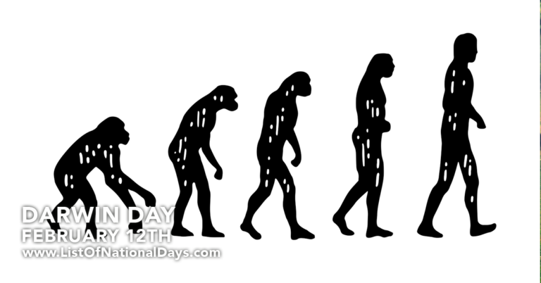 DARWIN DAY - List Of National Days