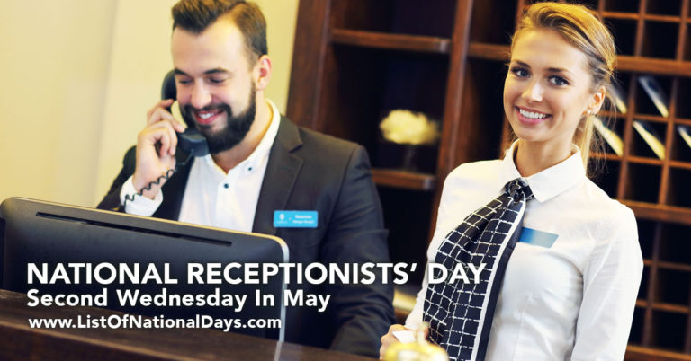 NATIONAL RECEPTIONIST'S DAY - List Of National Days