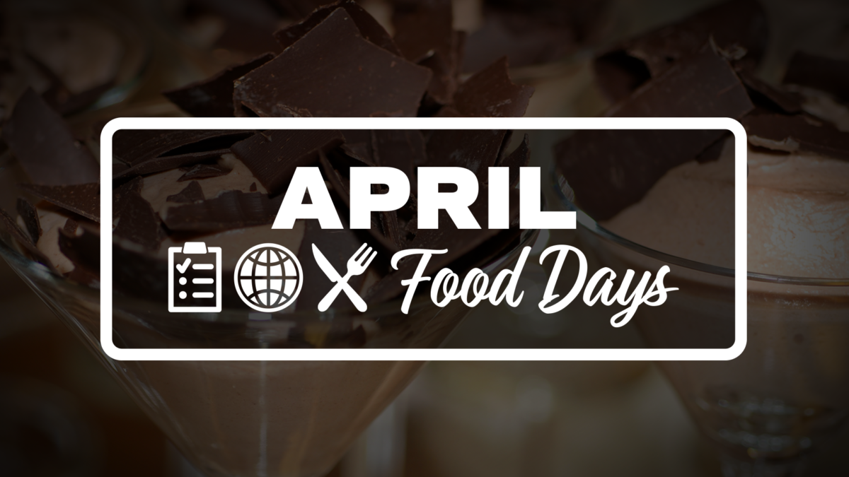 Totally Awesome Food Days in April - listofnationaldays.com