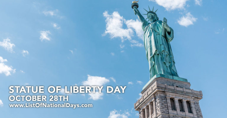 Statue Of Liberty Day - List Of National Days