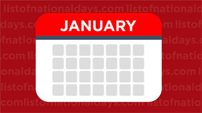 List Of National Days: What will you celebrate today?