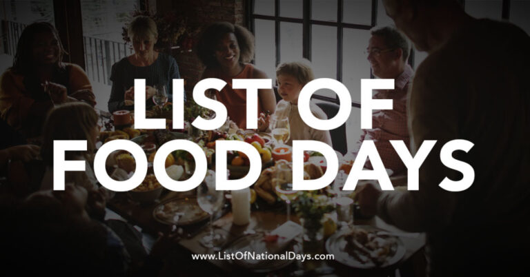 List Of National Days: What will you celebrate today?