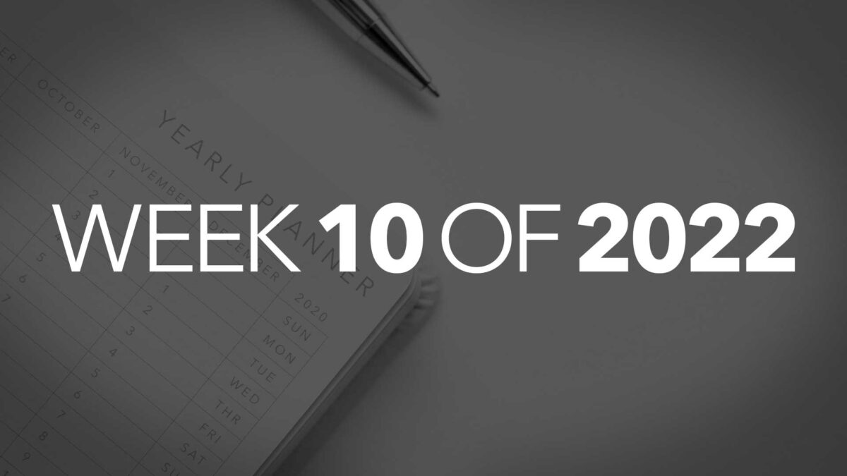 List of National Days for Week 10 of 2022