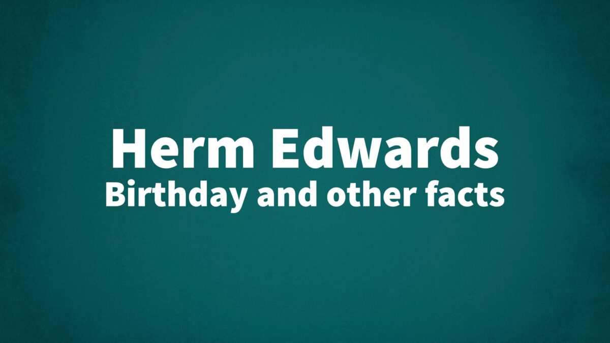 Herm-Edwards - List Of National Days