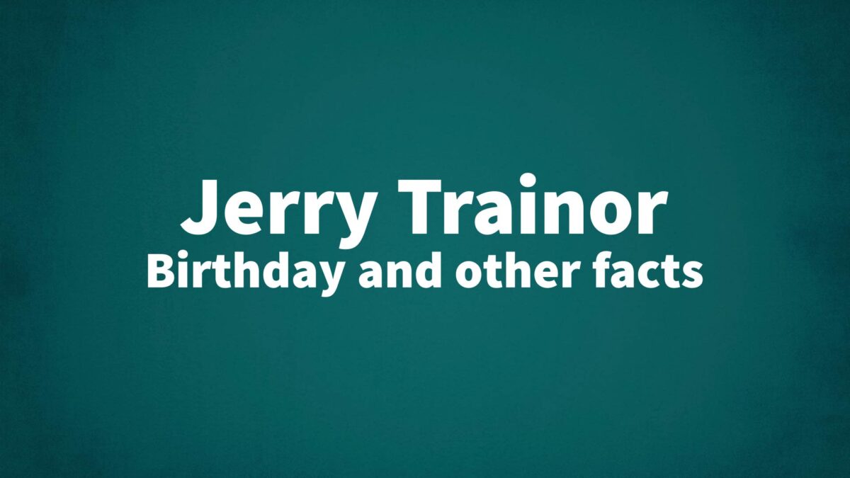 Jerry Trainor Brother