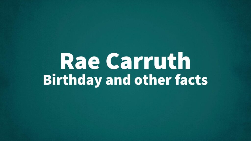 Rae-Carruth - List Of National Days