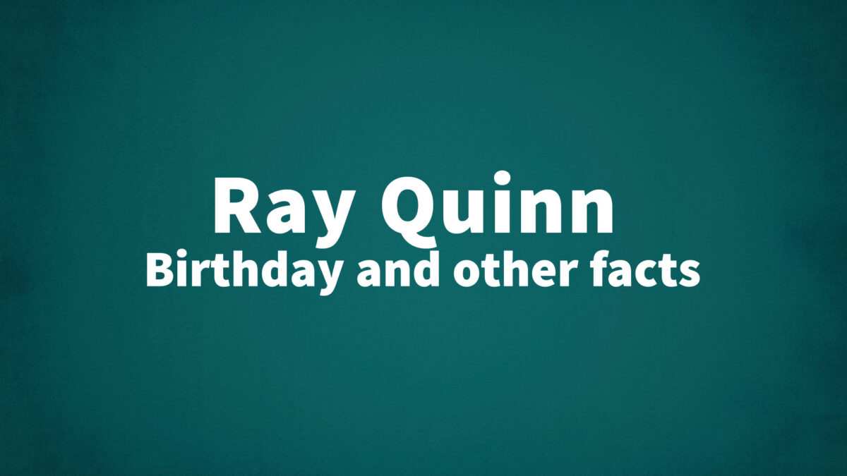 Ray-Quinn - List Of National Days