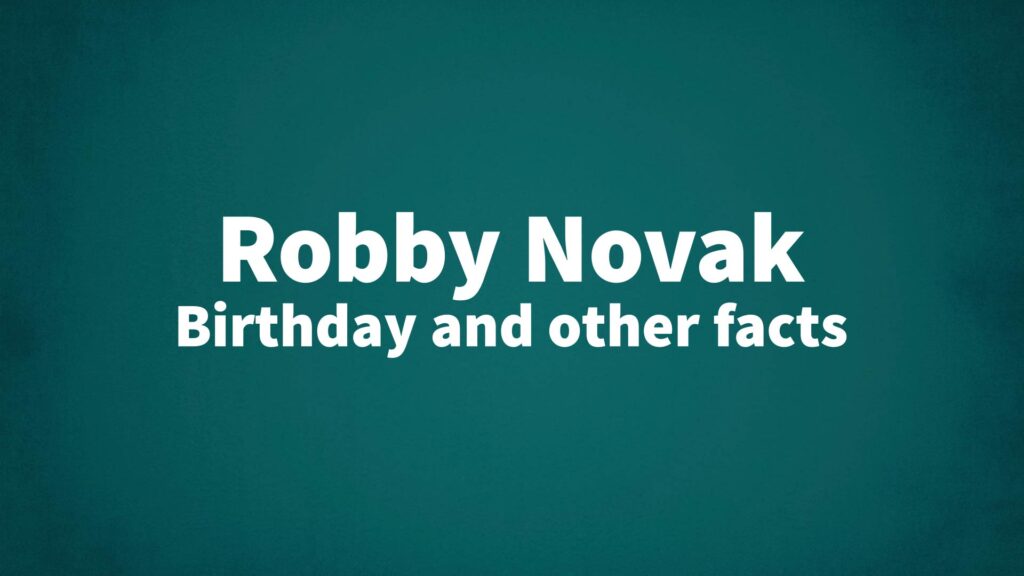 Robby-Novak - List Of National Days