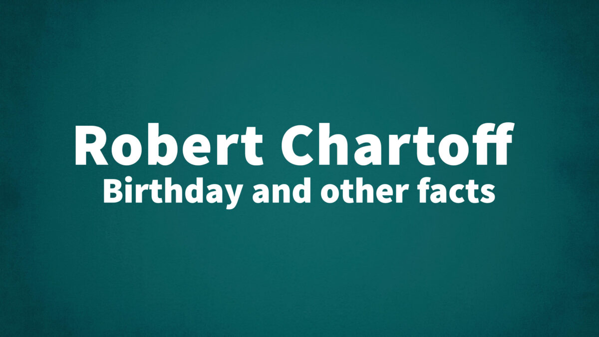 Robert-Chartoff - List Of National Days