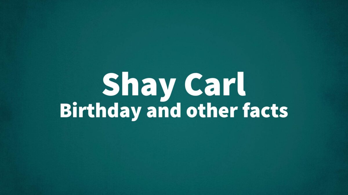 Shay-Carl - List Of National Days