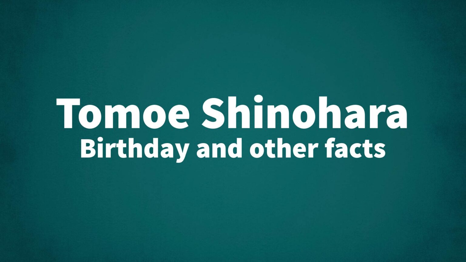 Tomoe-Shinohara - List Of National Days