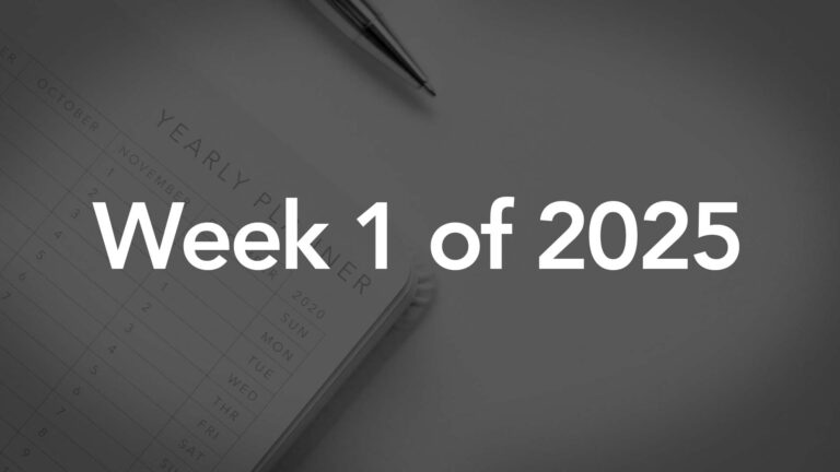 List of National Days for Week 1 of 2025