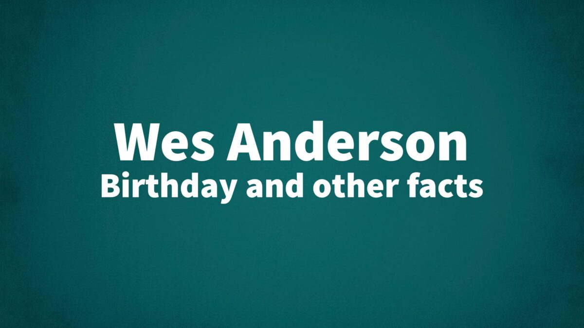 Wes-Anderson - List Of National Days