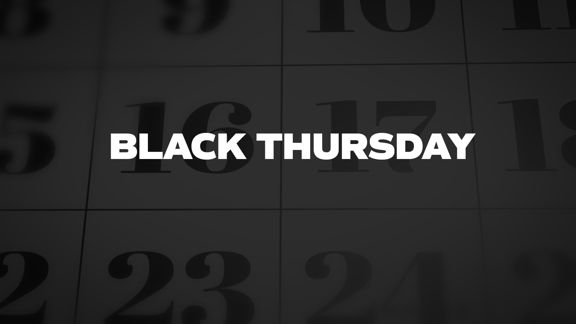 Black Thursday List Of National Days Black Thursday List Of National Days