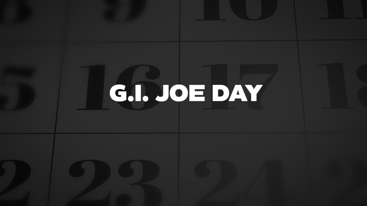 GI-JOE-DAY-DAY - List Of National Days