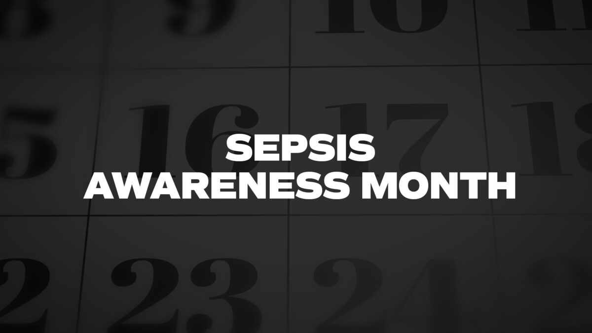 SEPSIS-AWARENESS-MONTH - List Of National Days