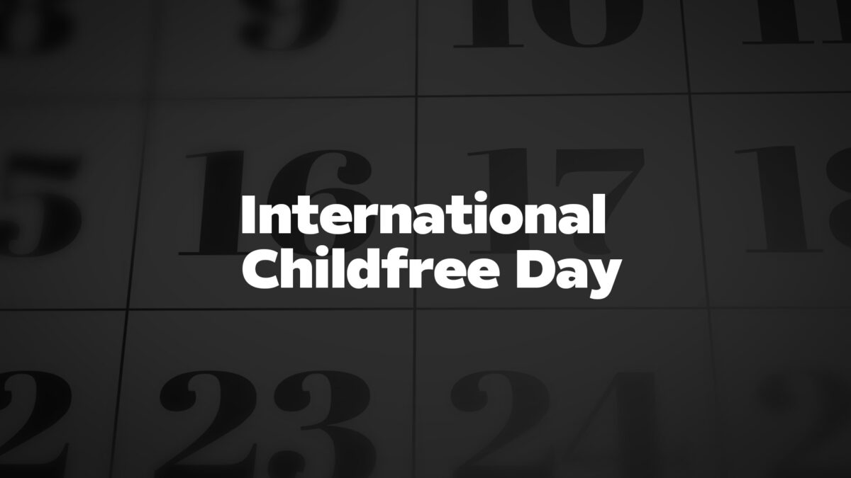 International-Childfree-Day - List Of National Days