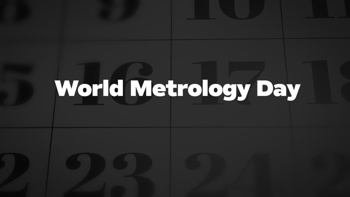 World-Metrology-Day - List Of National Days