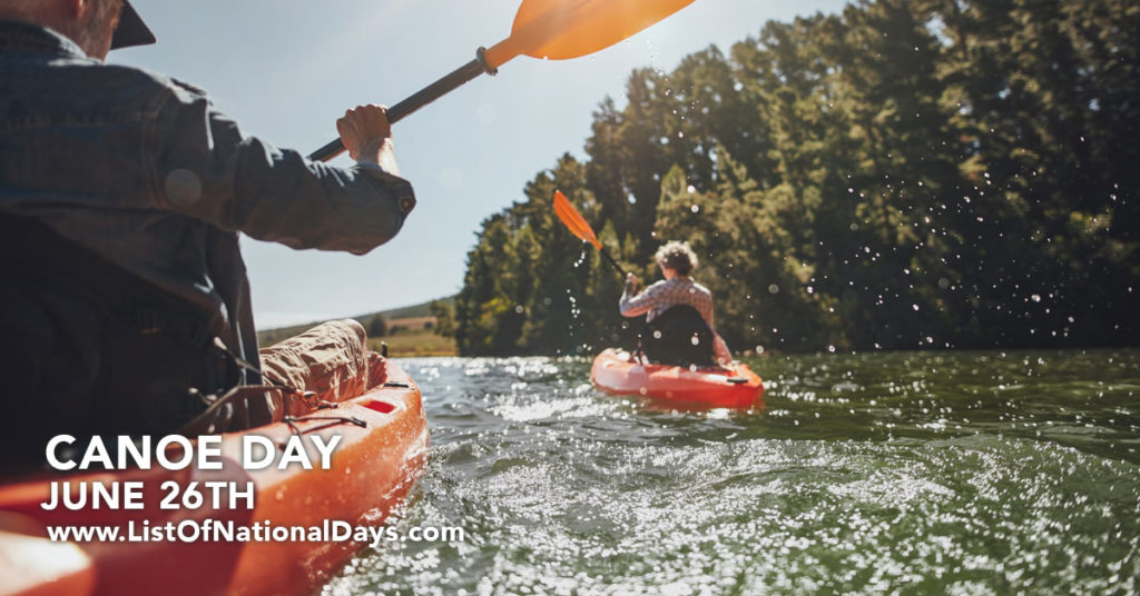 Canoe Day - List of National Days