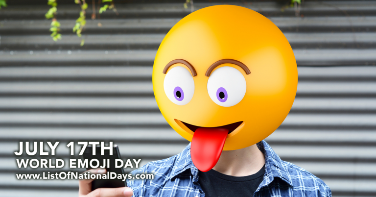 World Emoji Day - List of National Days