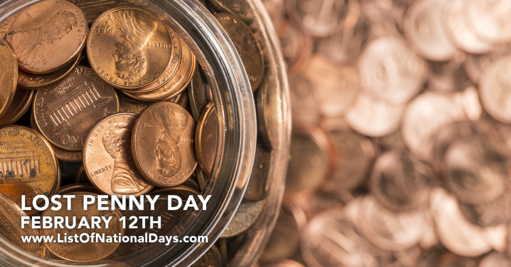 Lost Penny Day - List of National Days