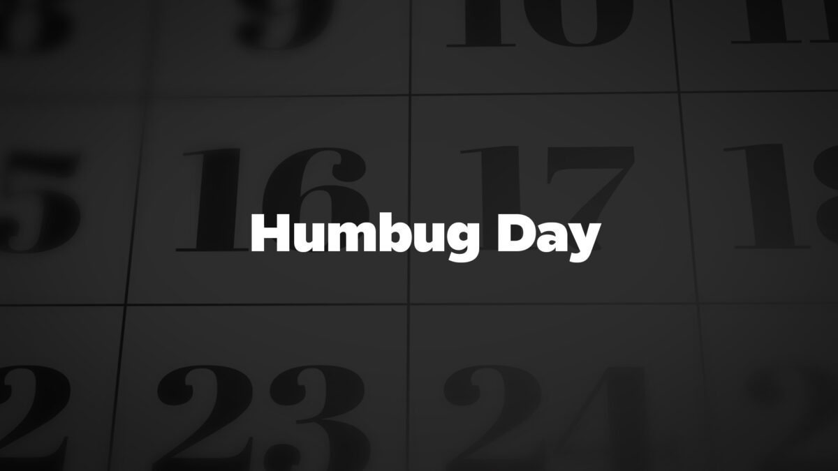 Humbug-Day - List Of National Days